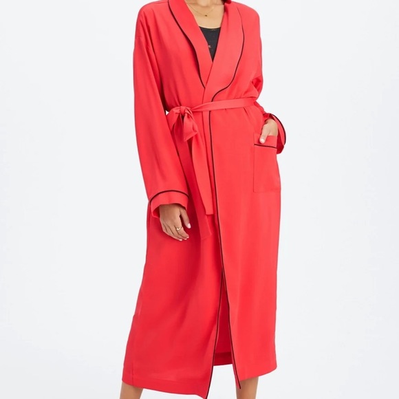 Fabletics | Intimates & Sleepwear | Fabletics Ecosatin Robe | Poshmark